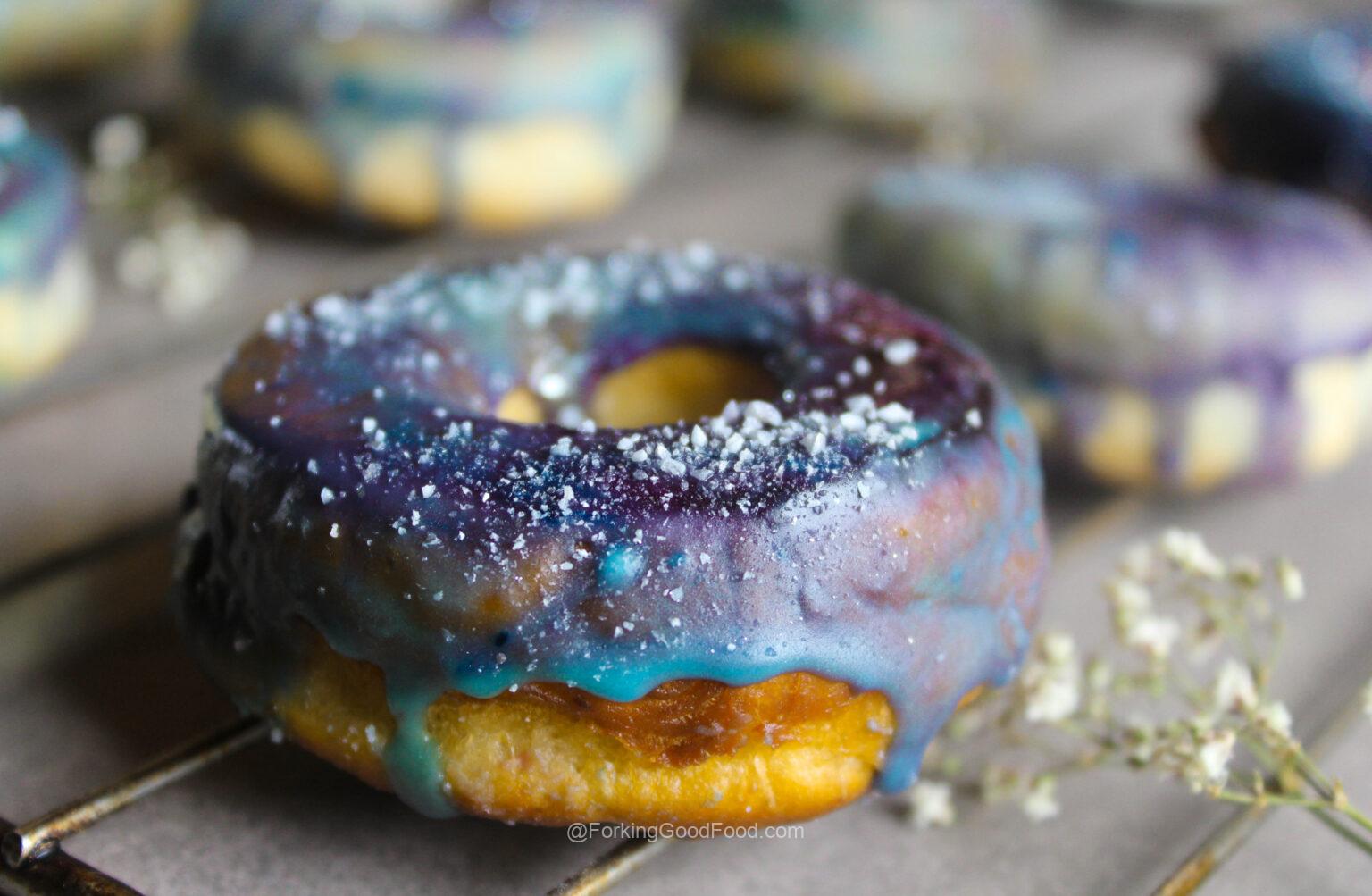 Out of This World Galaxy Donuts - Forking Good!