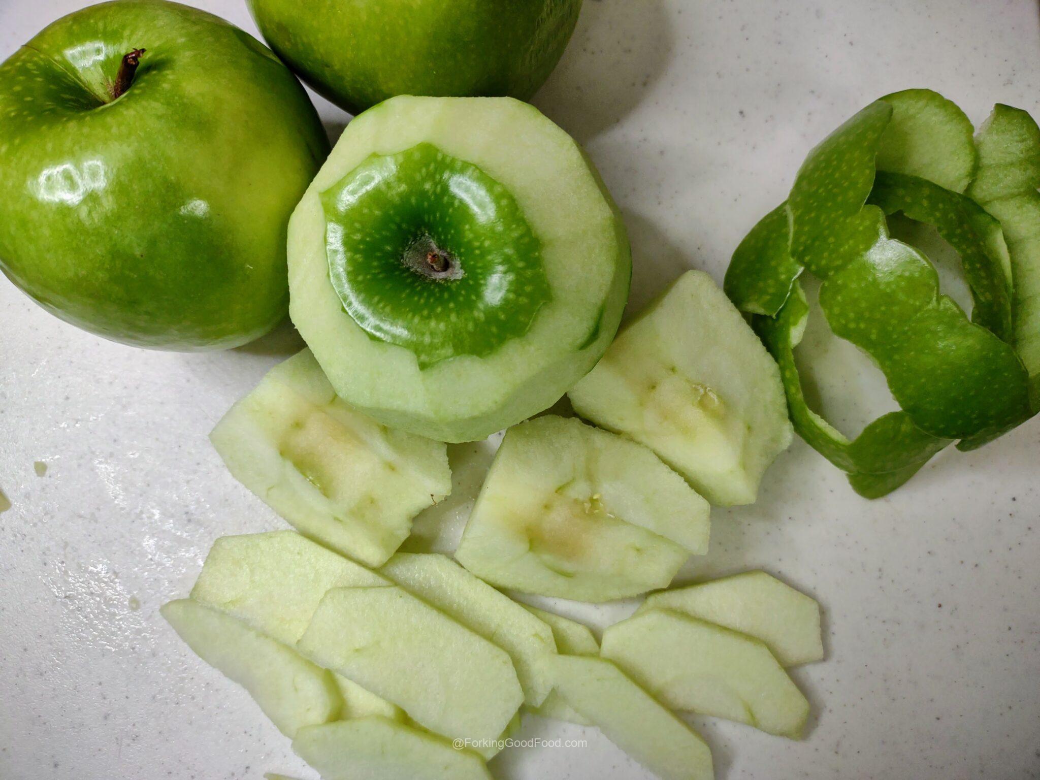Caramel Apple Rose Tart - Forking Good Food
