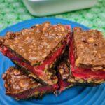 Cherry Bing Bars - Forking Good Food