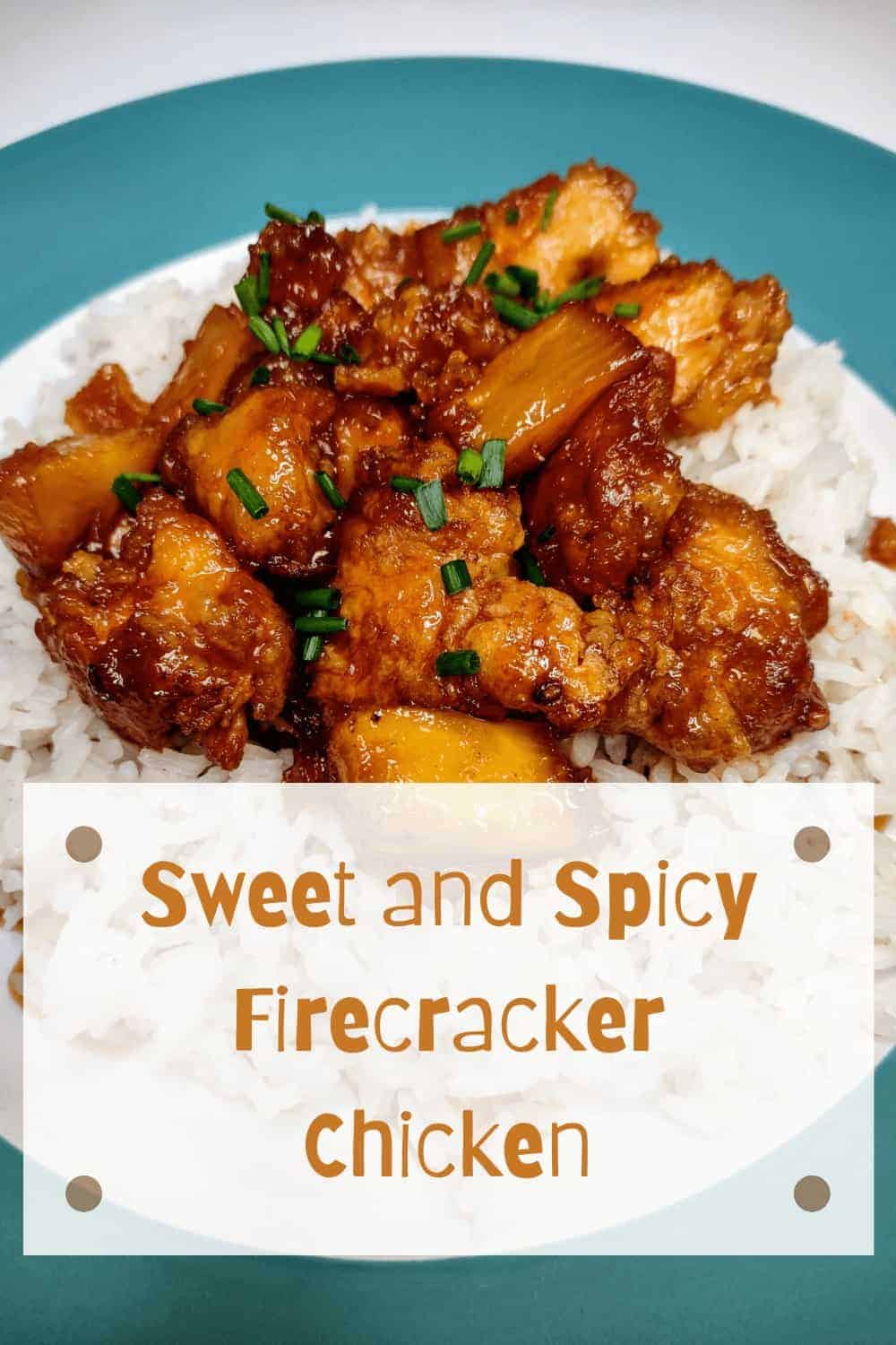 Sweet and Spicy Firecracker Chicken - Forking Good Food