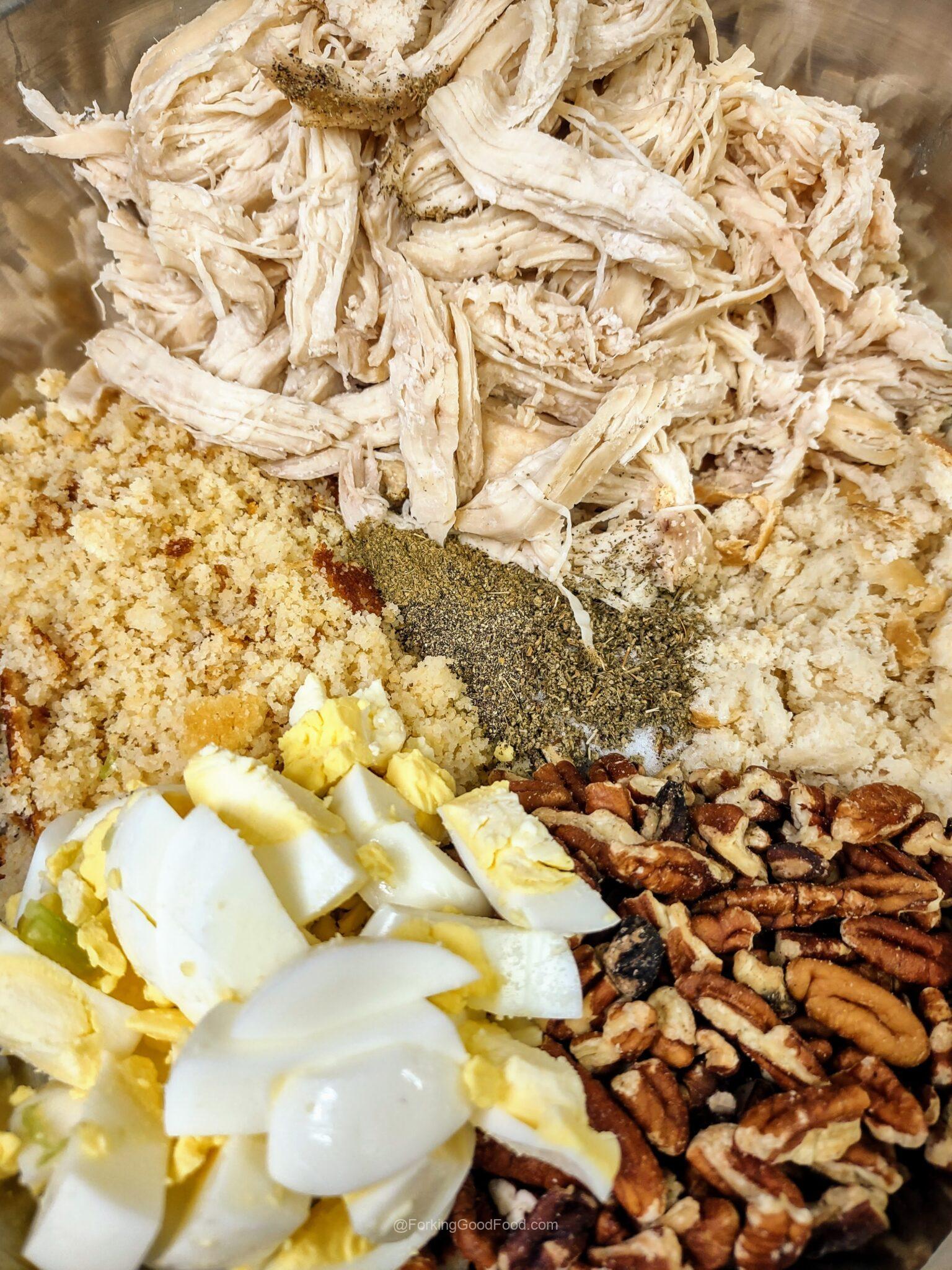 Southern Chicken and Cornbread Dressing - Forking Good Food