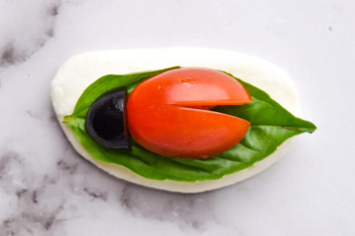 Ladybug Caprese Appetizer