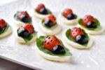 Ladybug Caprese Appetizer