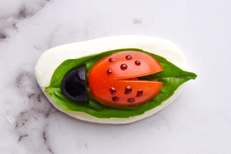 Ladybug Caprese Appetizer
