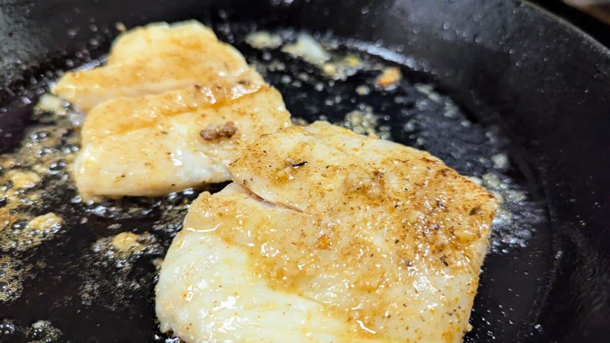 Lemon Garlic Pan-Seared Grouper - Forking Good Food