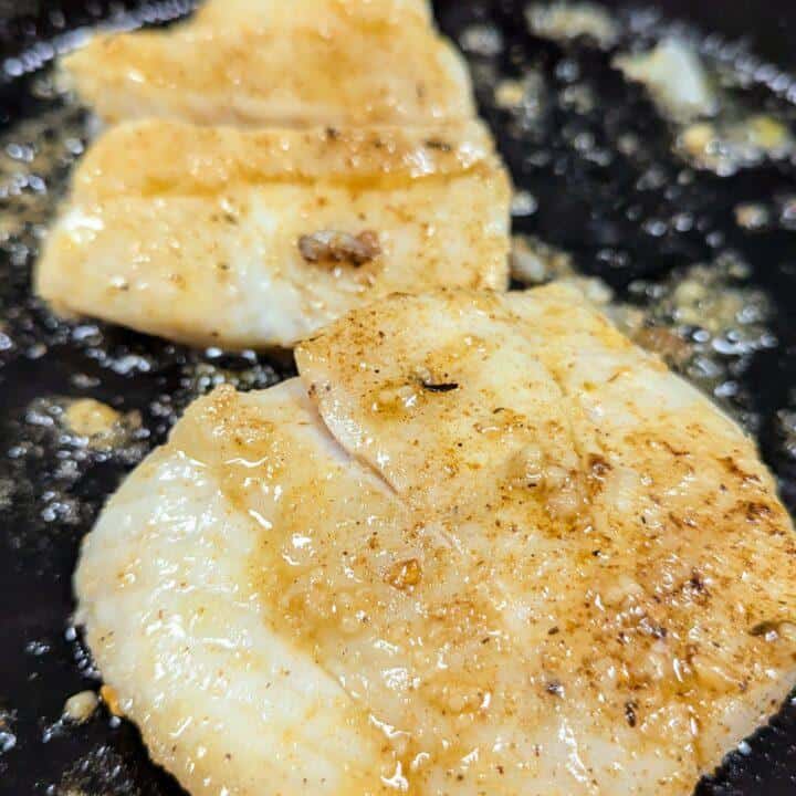 Lemon Garlic Pan-Seared Grouper - Forking Good Food