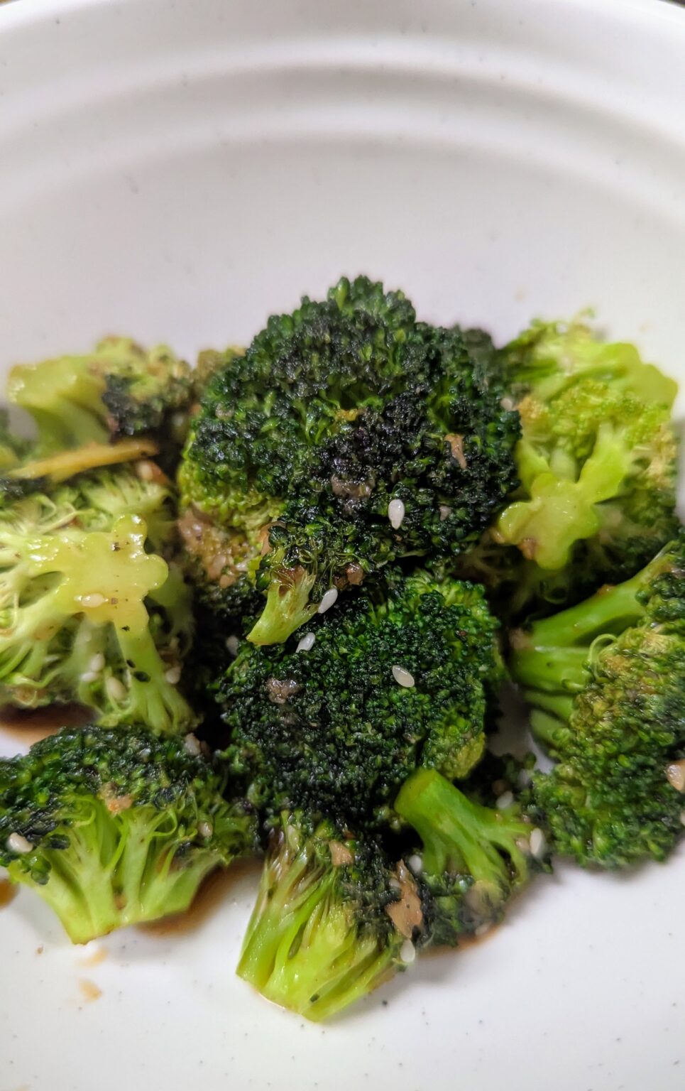 Broccoli in Hoison Sauce - Forking Good Food