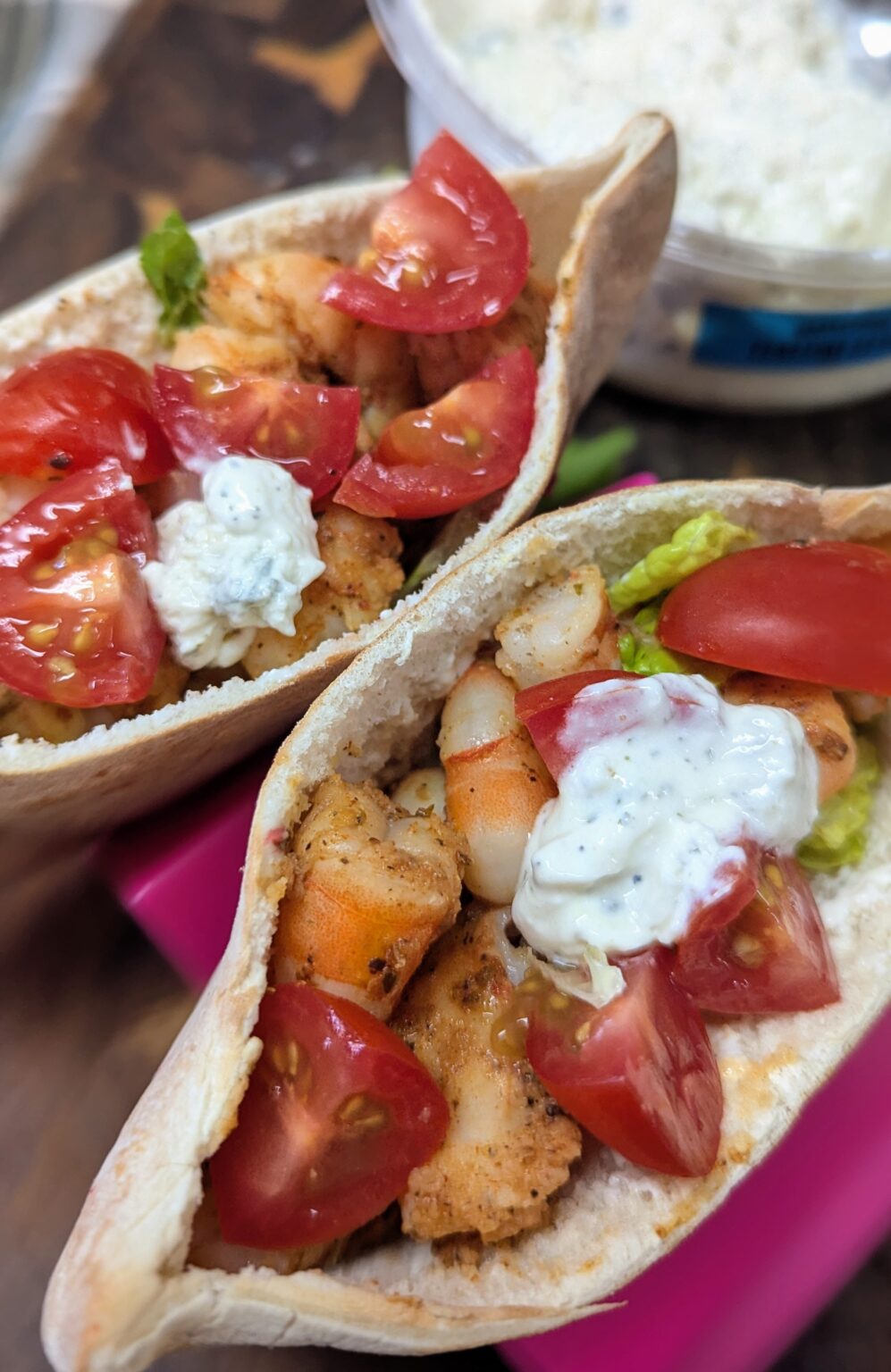 The Most Flavorful Shrimp Pitas You’ll Ever Make at Home - Forking Good ...