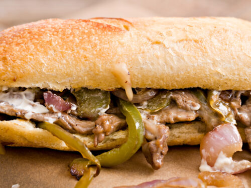 Jimmy John’s Chicken Philly Sandwich - Forking Good Food